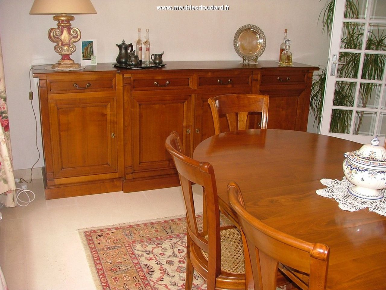 BUFFET 4 PORTES DIRECTOIRE RÉF DEL MERISIER