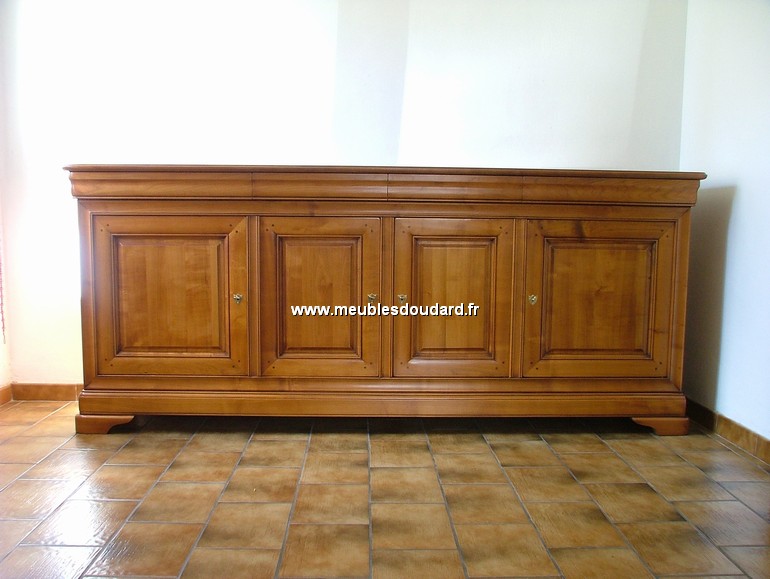 BAHUT LOUIS PHILIPPE 4 PORTES RÉF DES MERISIER